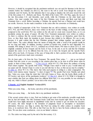 Bible you hold ancient scribes and the word of god | PDF