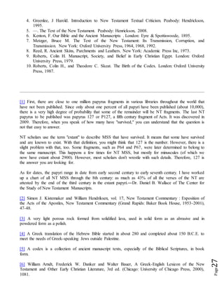 Bible you hold ancient scribes and the word of god | PDF