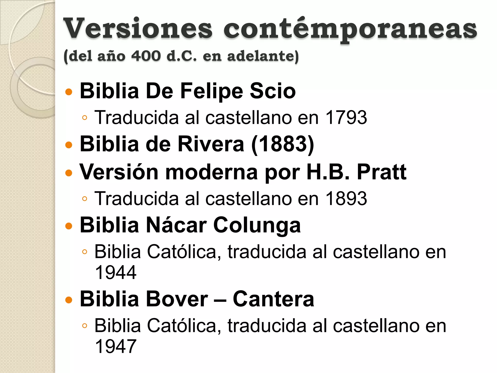 HISTORIA DE LA BIBLIA | PPTX