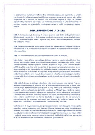 Biblia celular | DOCX