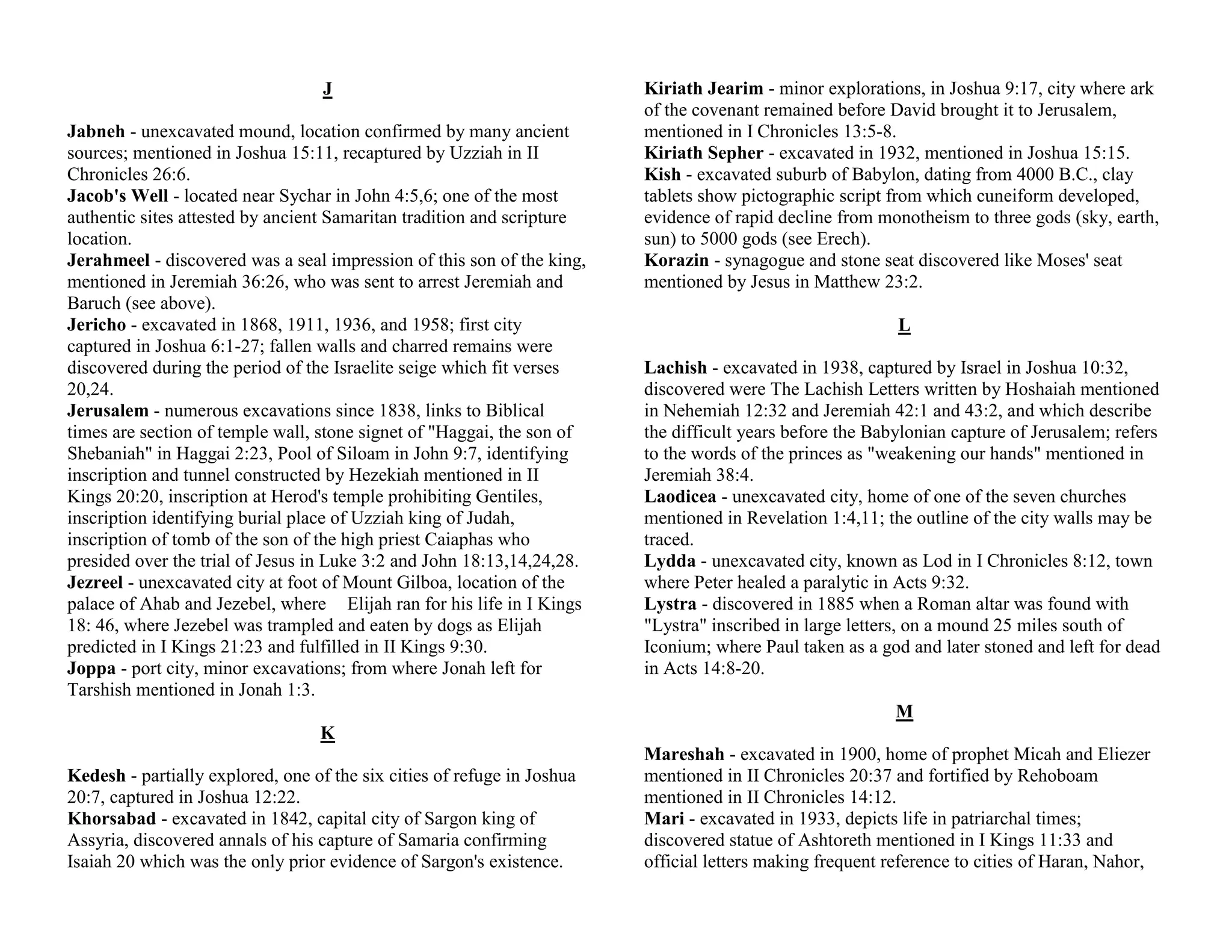 Biblical Archaeology Discoveries | PDF