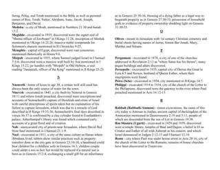 Biblical Archaeology Discoveries | PDF