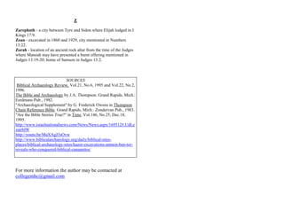 Biblical Archaeology Discoveries | PDF