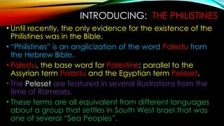 Biblical Archaeolgical presentation Part Two | PPTX
