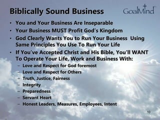 Biblical Basis For A Profitable Business | PPTX