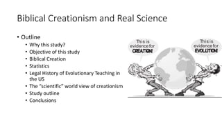 Biblical creationism and real science week 1 | PPTX