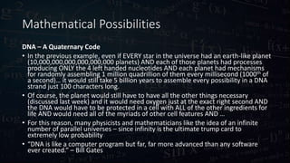 Biblical creationism and real science week 11 | PPT