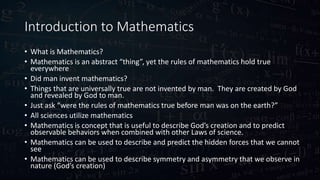 Biblical creationism and real science week 11 | PPT