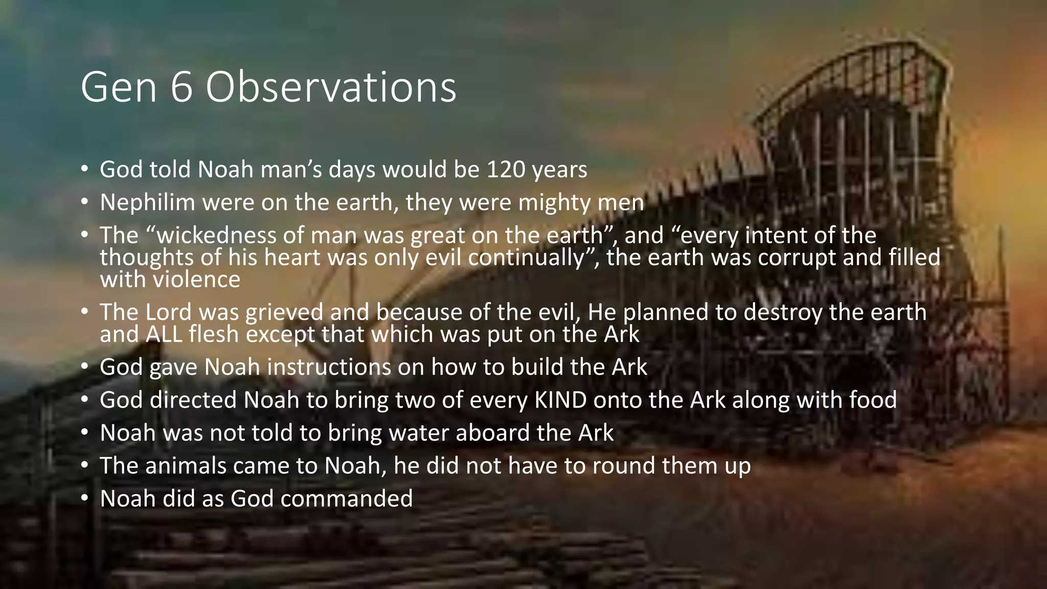 Biblical creationism and real science week 3 | PPTX
