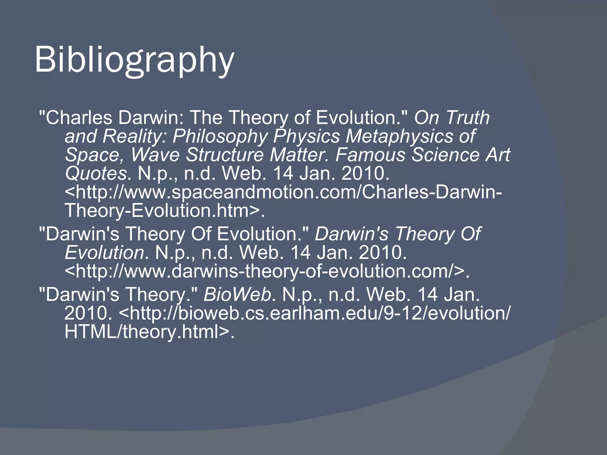 Biblical Creationist Theory | PPT