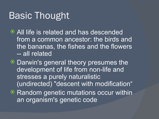 Biblical Creationist Theory | PPT