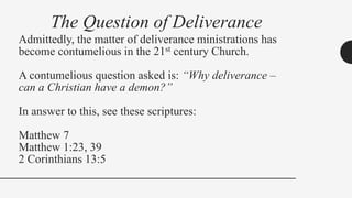 Biblical Deliverance part1 | PPSX