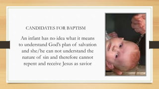 Biblical doctrine of baptism | PPTX