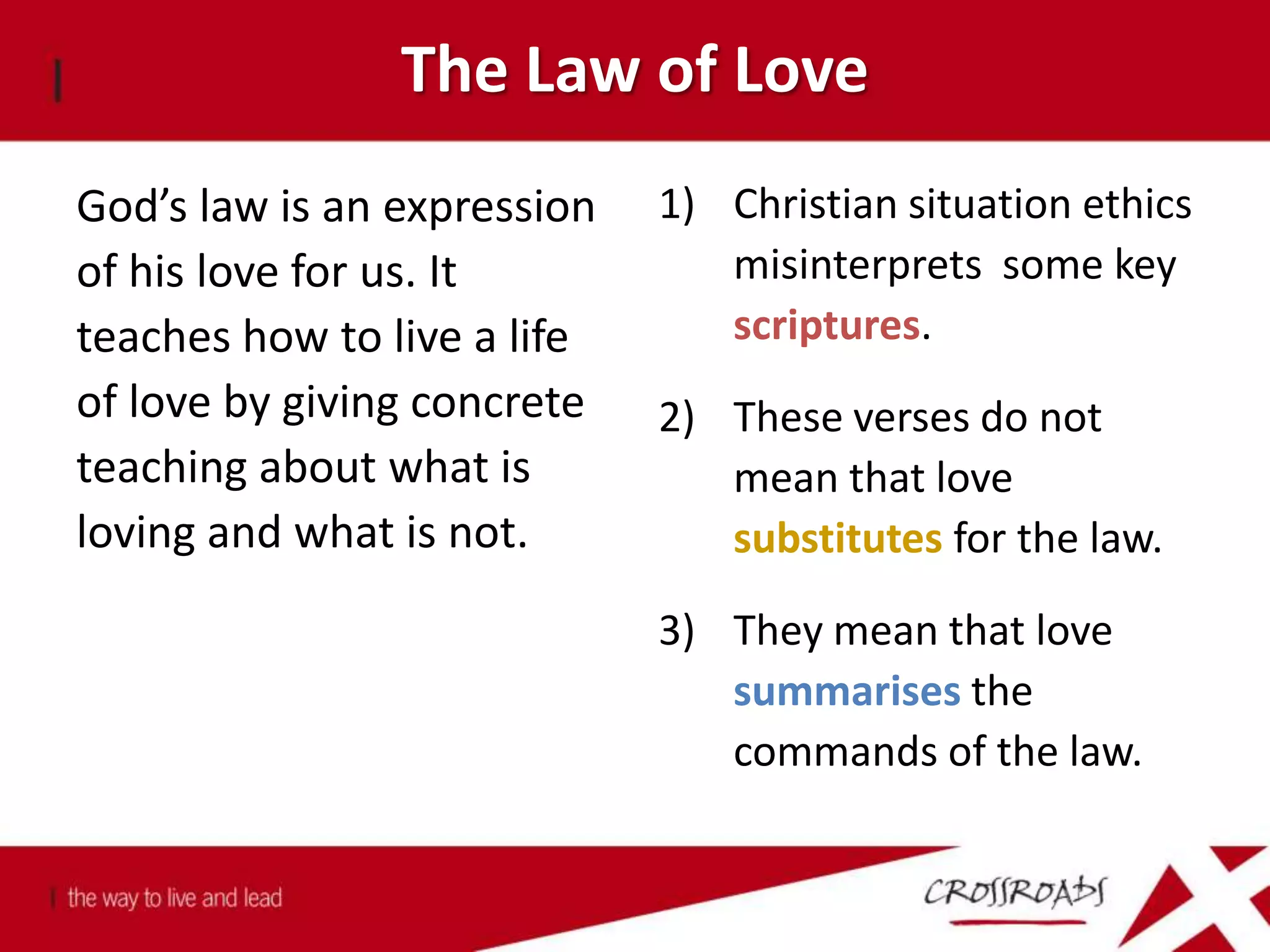 Biblical Ethics 1: Method | PPTX