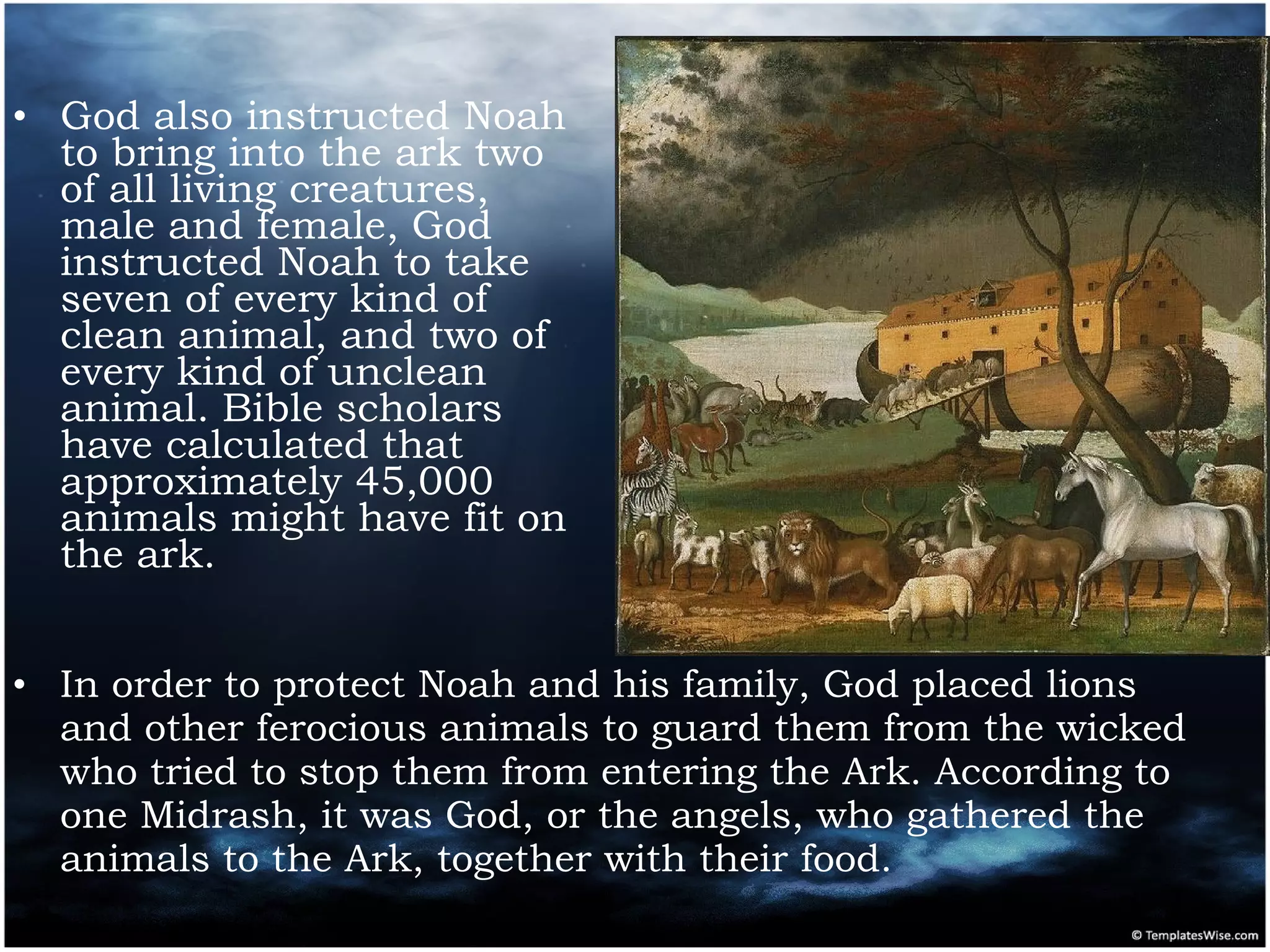 Biblical flood story | PPT