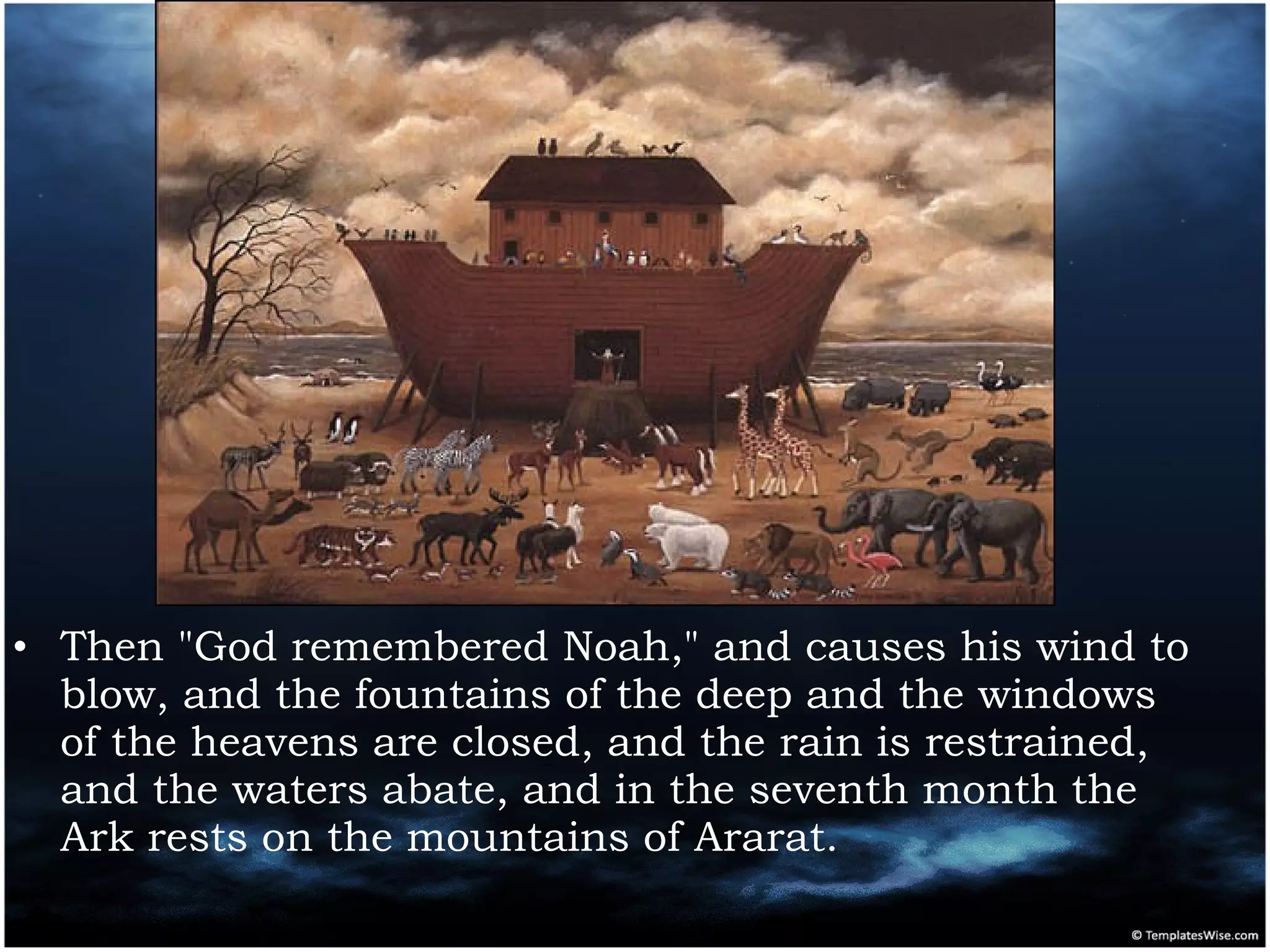 Biblical flood story | PPT