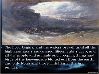 Biblical flood story | PPT