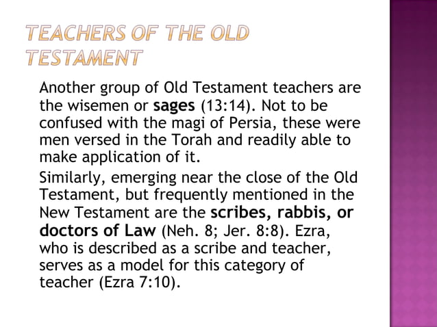 Biblical foundations of christian education (3) | PPT