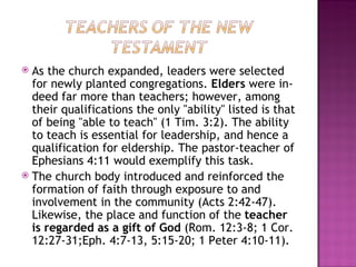 Biblical foundations of christian education (3) | PPT