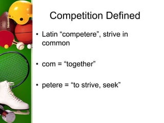 Biblical Foundations: Sport Competition | PPT