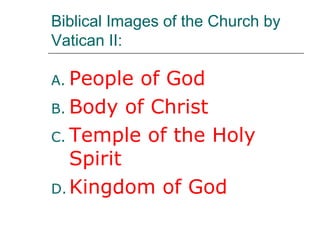 Biblical images of the church | PPT