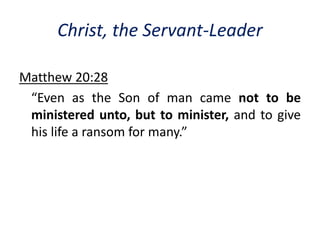 Biblical-Spiritual Leadership | PPTX