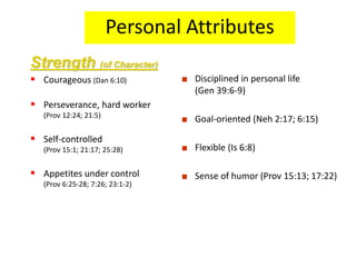 Biblical leadership | PPTX