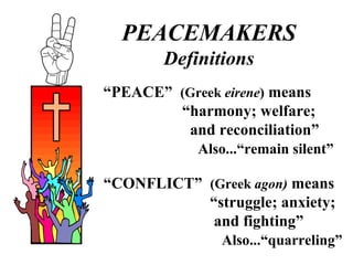 Biblical peacemaking | PPT