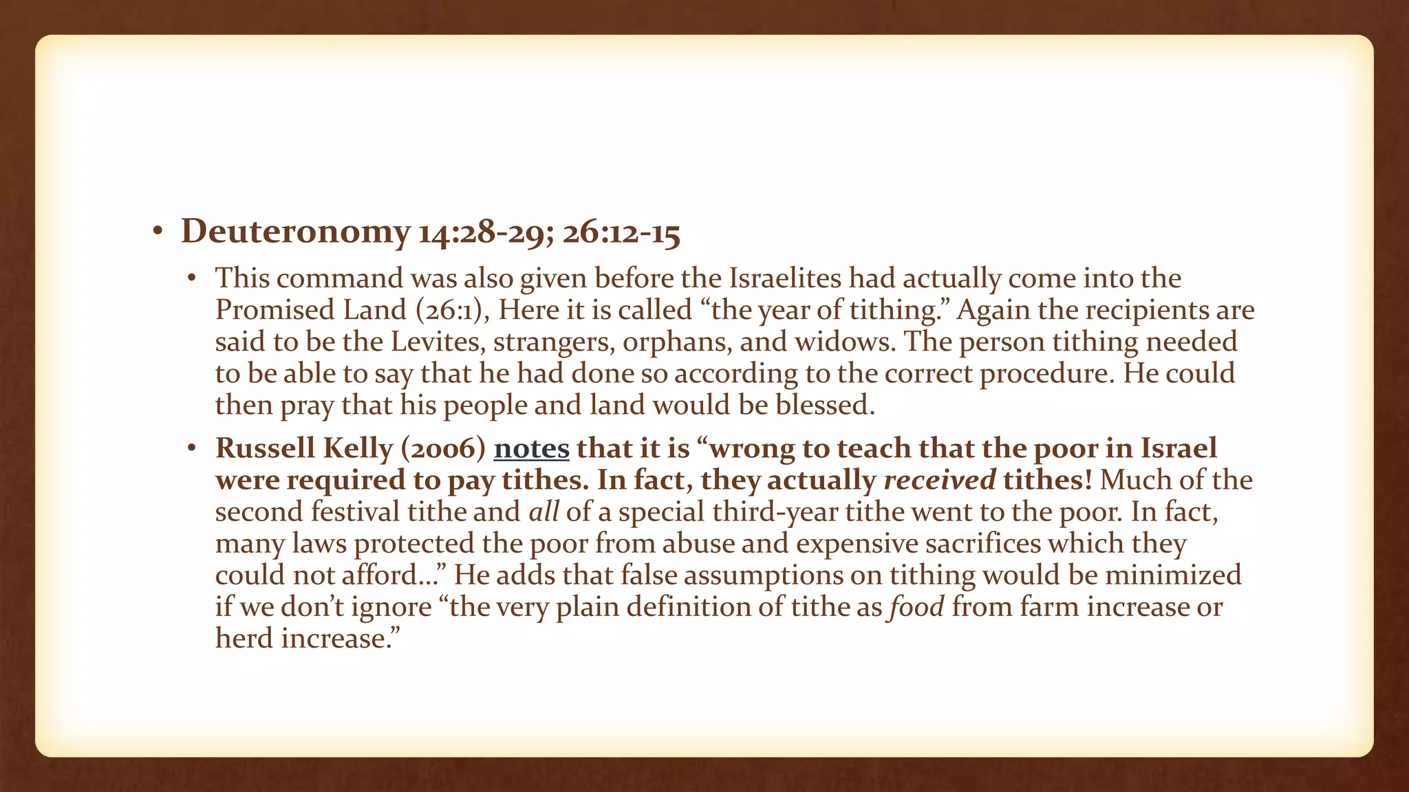 Biblical perspective on Christian Giving | PPTX