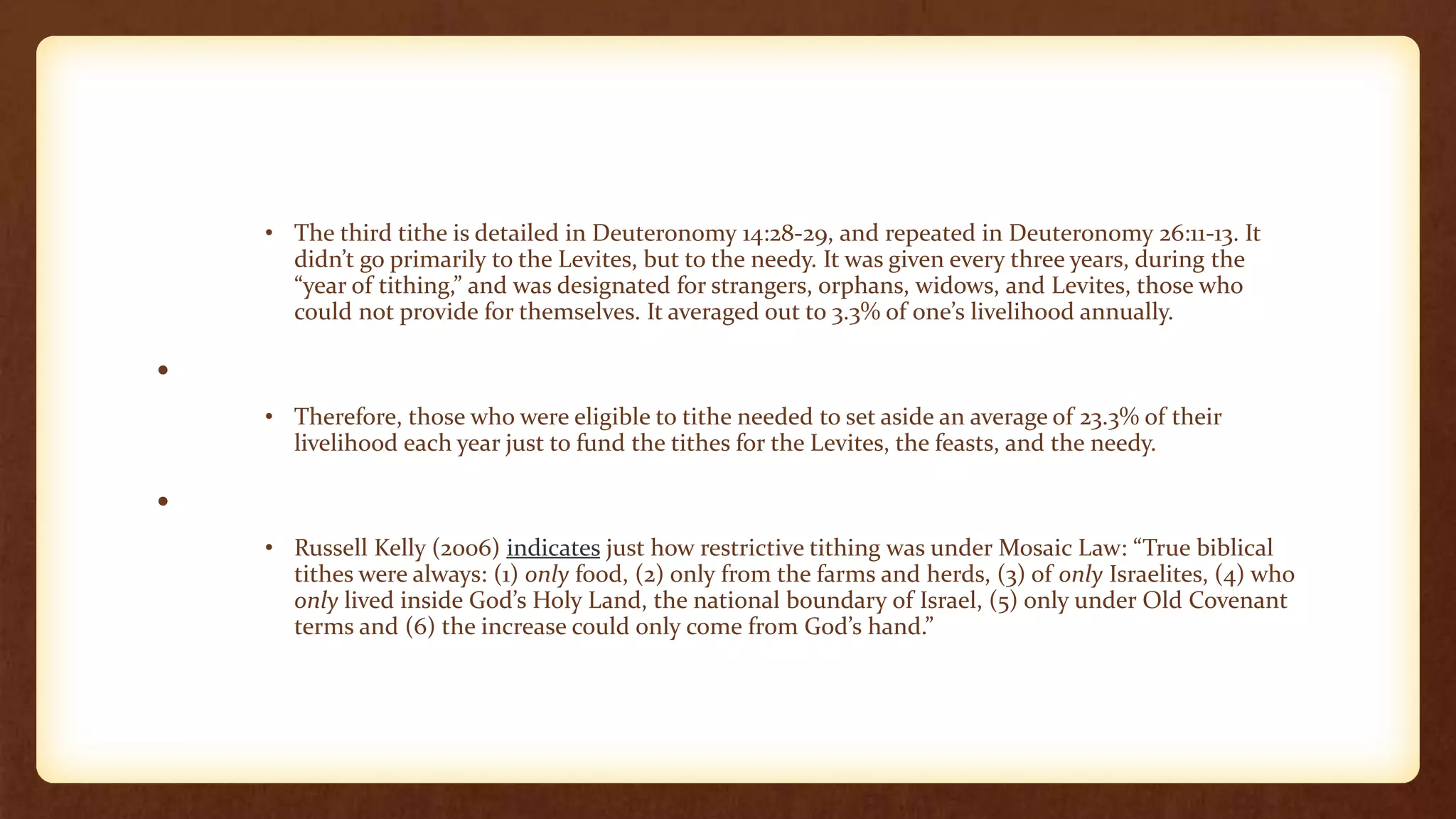 Biblical perspective on Christian Giving | PPTX