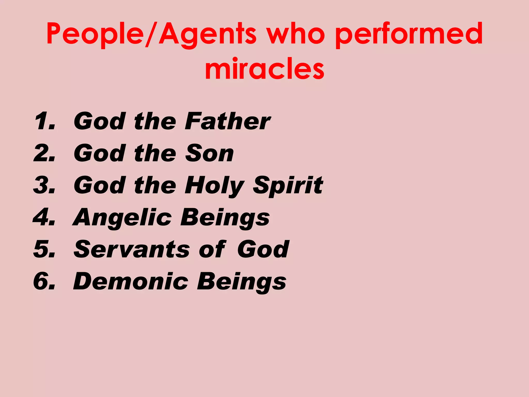 Biblical perspectives of sign wonders and miracles | PDF