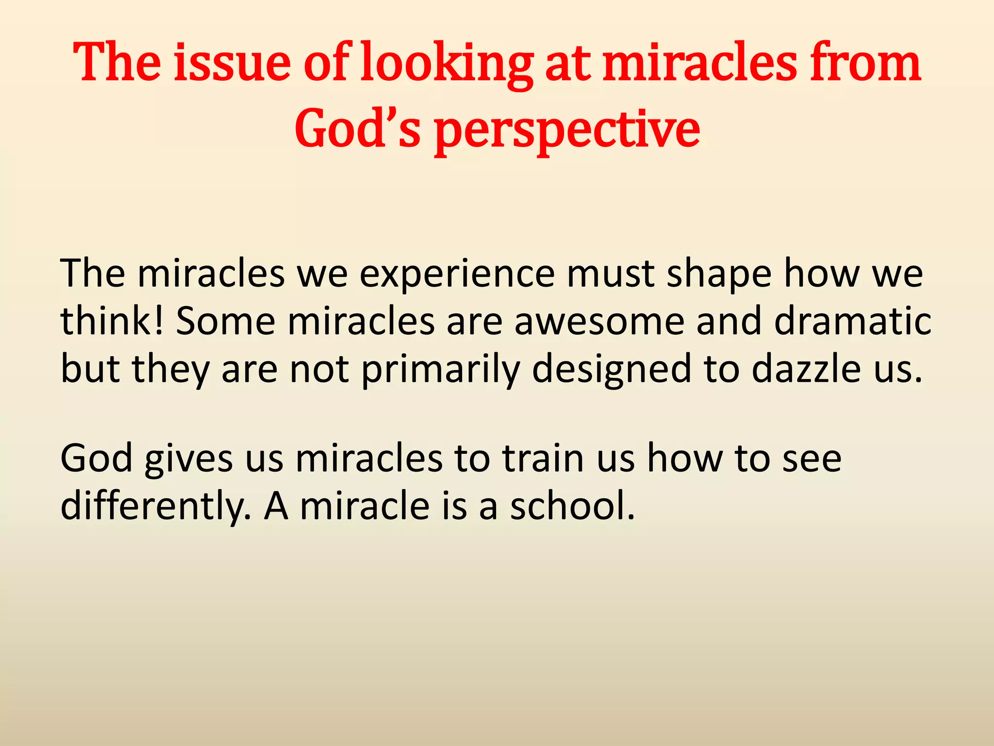Biblical perspectives of sign wonders and miracles | PDF