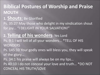 Biblical Postures of Praise and Worship1.ppt