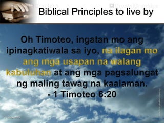 Biblical Principles to live by | PPTX