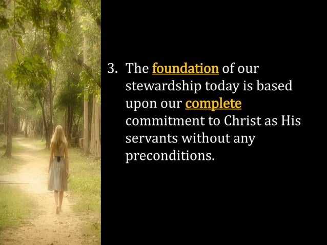 Biblical Stewardship: My Will or Thy Will | PPT