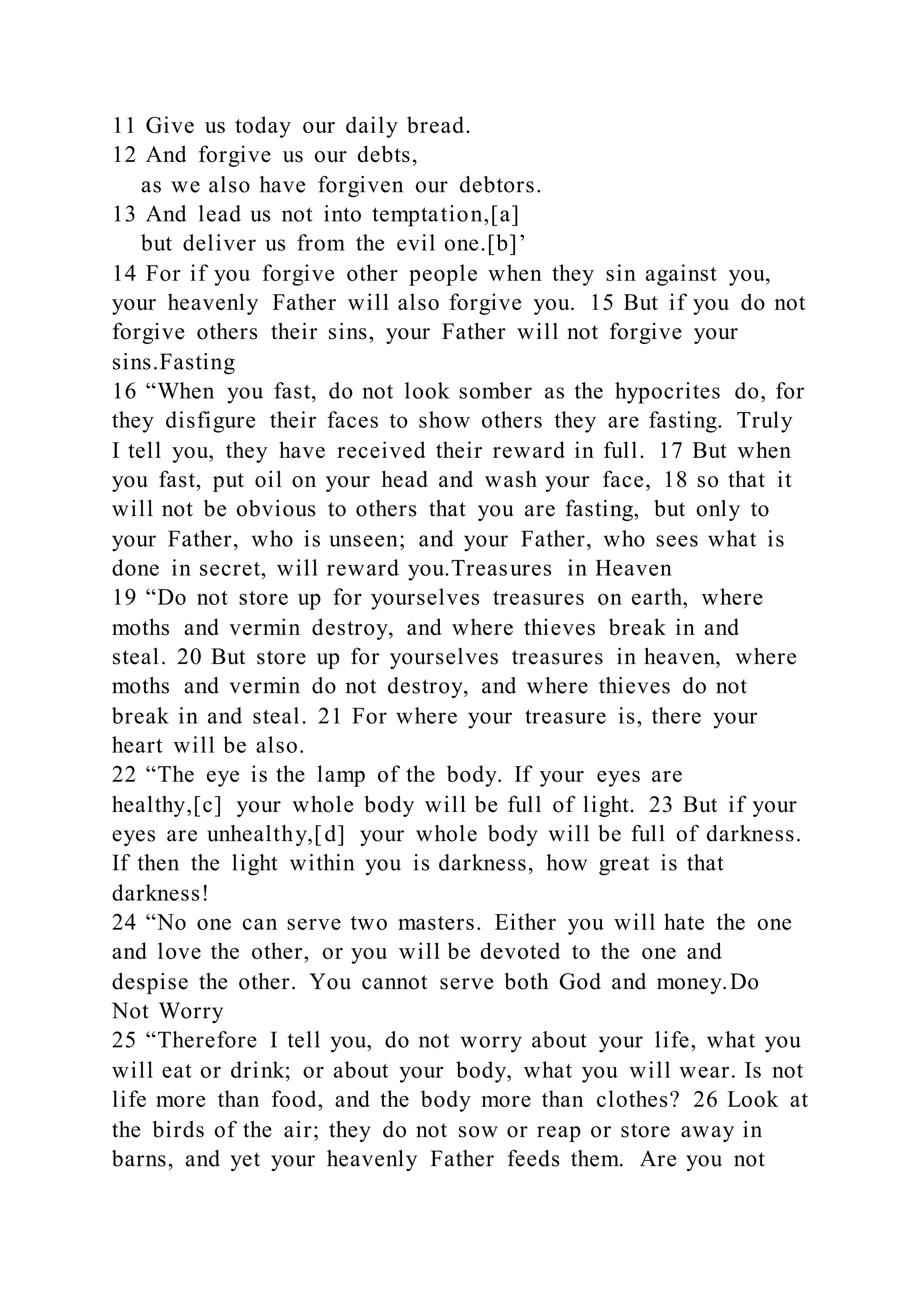 BIBLICAL SYNTHESIS After reading the assigned Bible passages, sy | DOCX