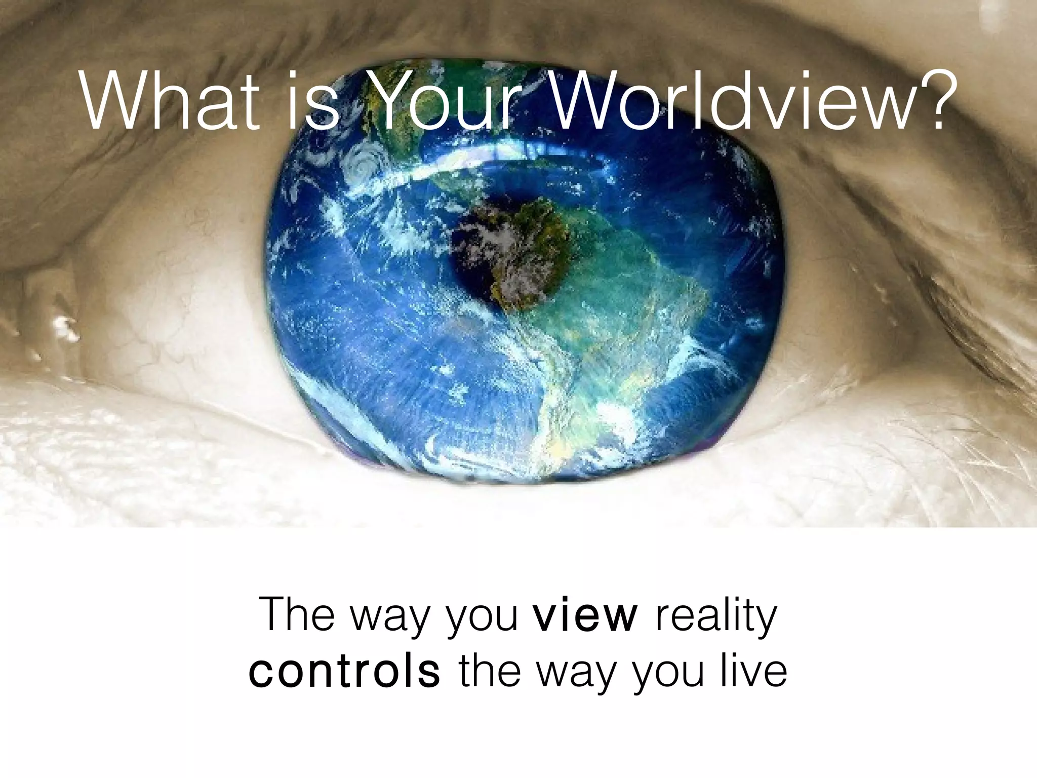 Biblical worldview | PPT