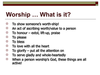 Biblical Worship - Abraham and Isaac.ppt