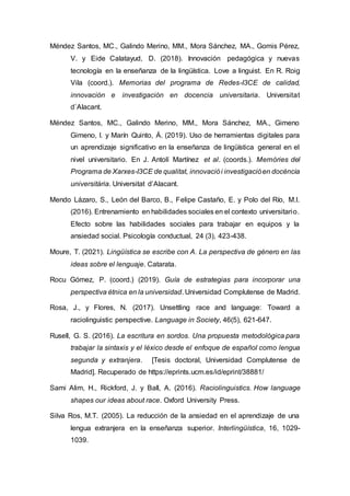 Bibliografía: Enseñanza inclusiva de la lingüística general | DOCX