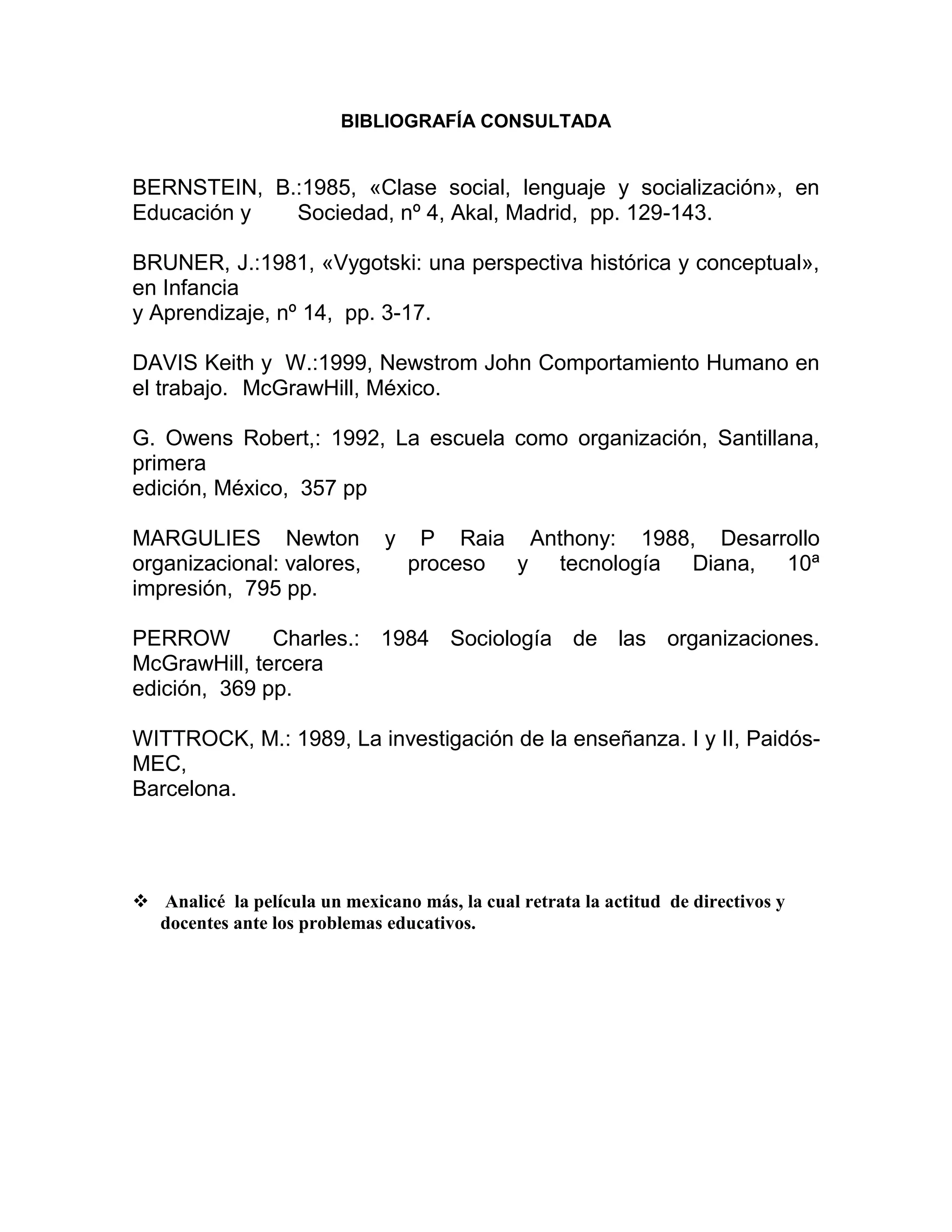 Bibliografía consultada para el protocolo. | PDF
