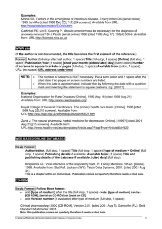Petunjuk Daftar Pustaka Vancouver (en) | PDF