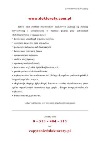 Bibliografia do doktoratu | PDF