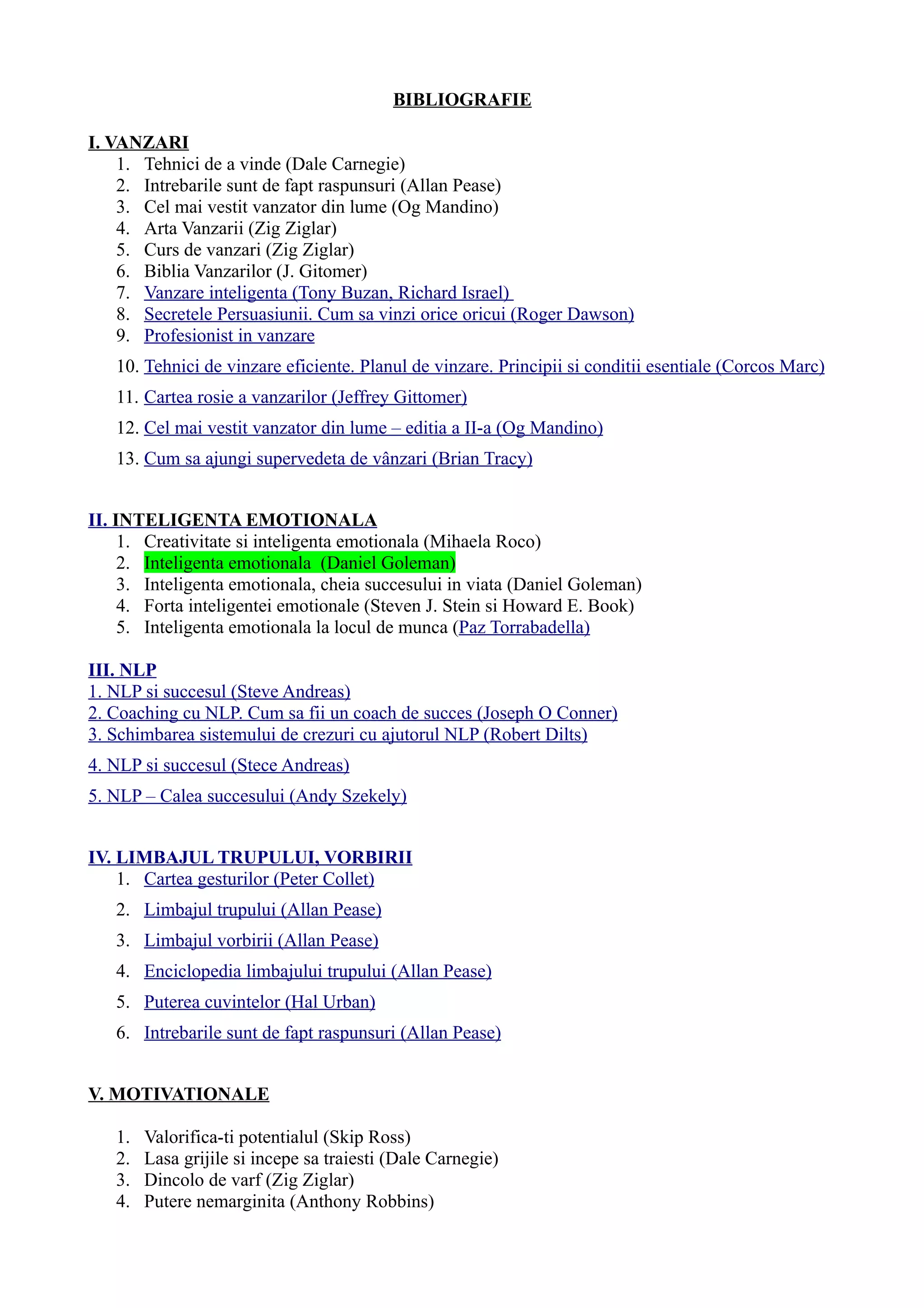 Bibliografie carti-interesante-dezvoltare | PDF