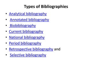 Bibliographic control : Basics | PPT