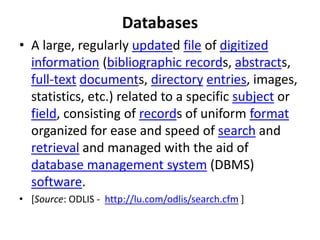 Bibliographic control : Basics | PPT