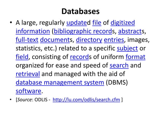 Bibliographic control : Basics | PPT