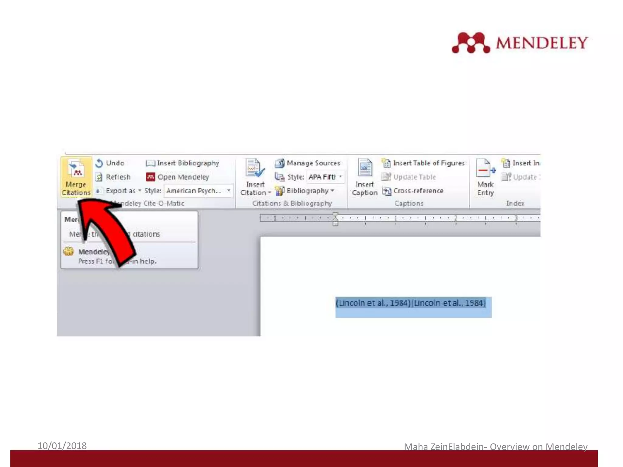Bibliographic management software overview on mendeley | PPT