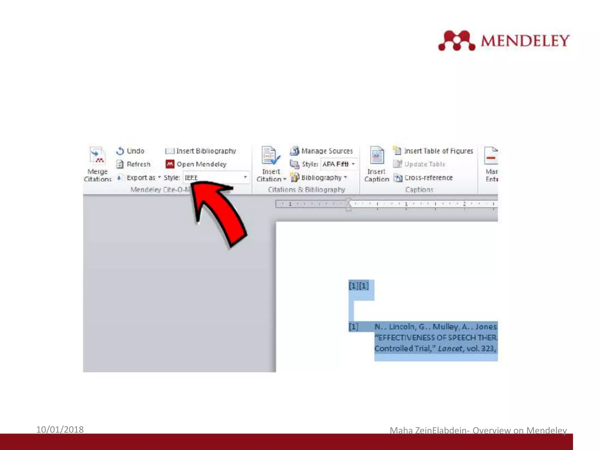 Bibliographic management software overview on mendeley | PPT