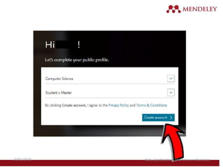 Bibliographic management software overview on mendeley | PPT