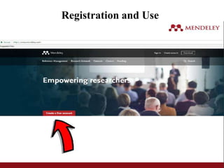 Bibliographic management software overview on mendeley | PPT